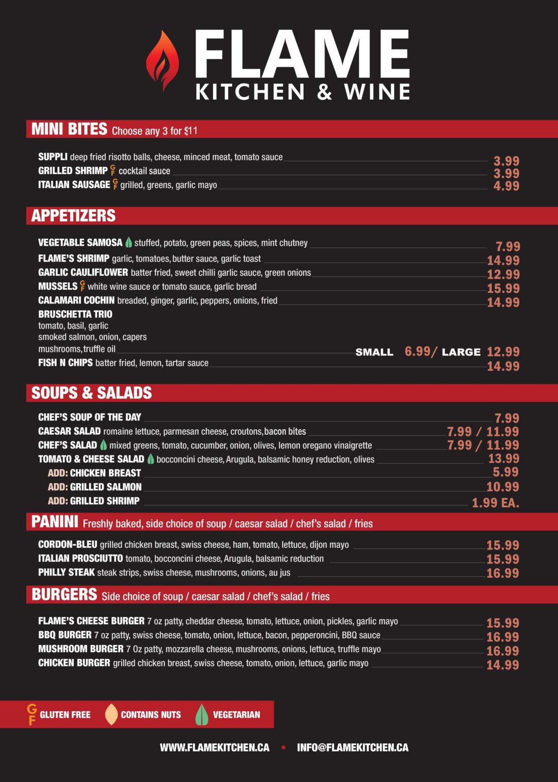 Lunch – Flame Kitchen